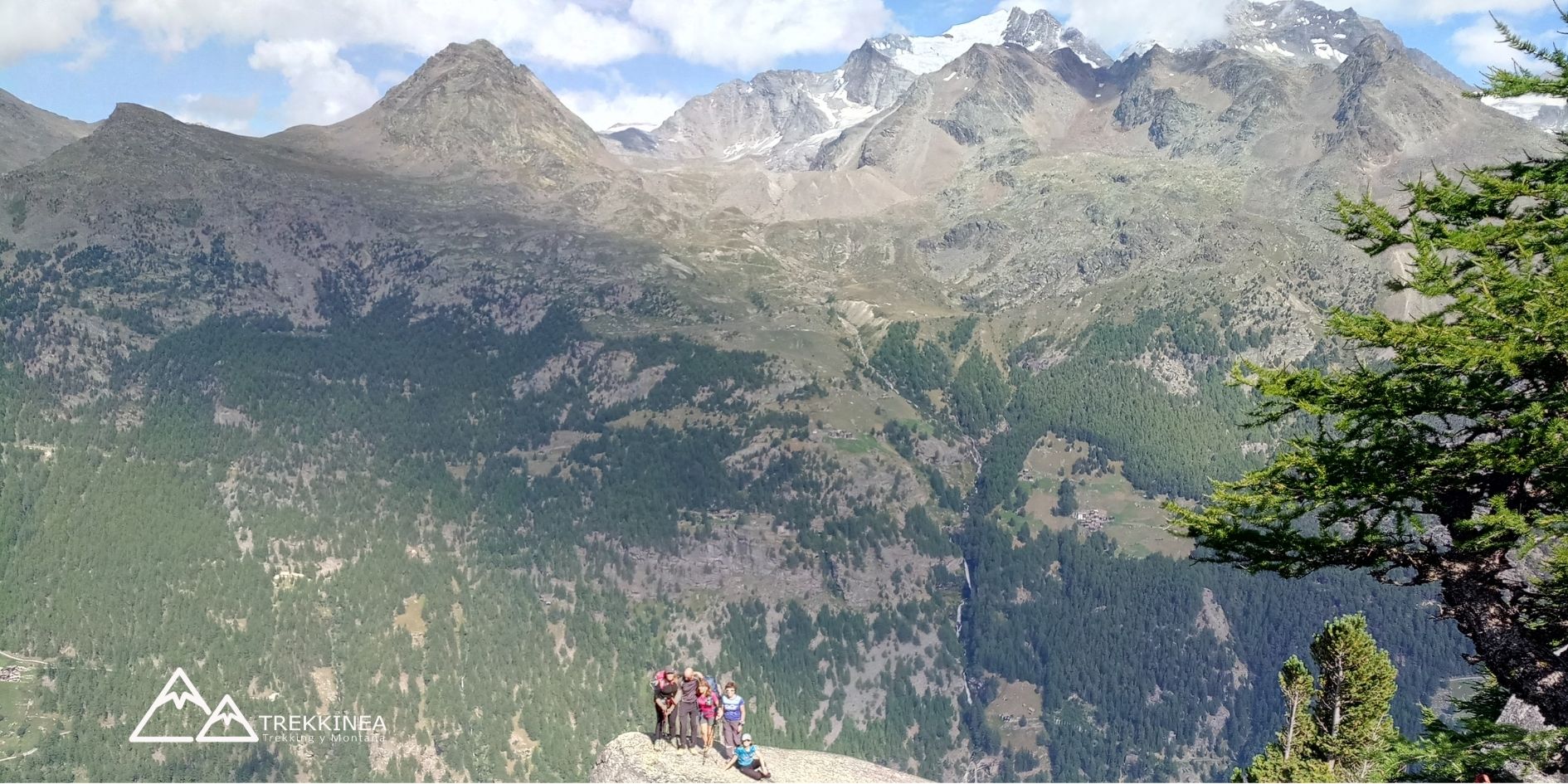 Tour del Monte Rosa - Trekkinea Viajes con Guías de Montaña